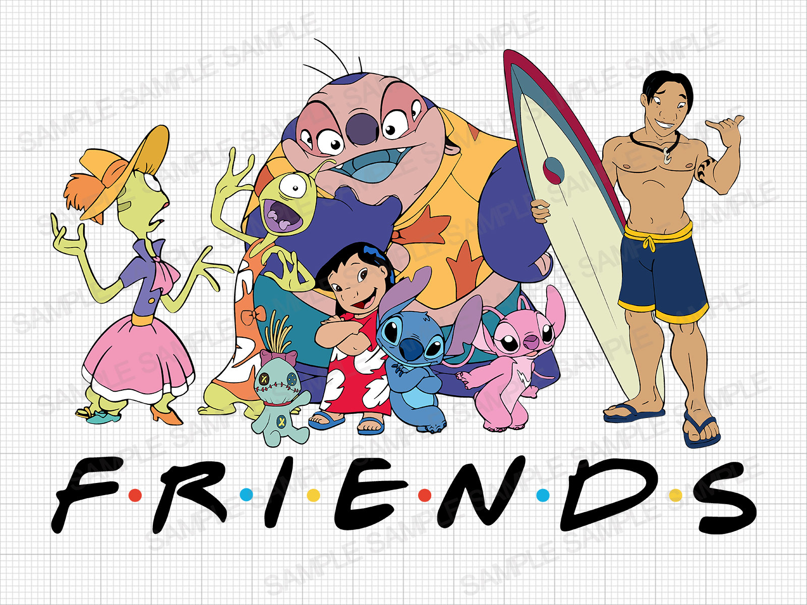 Lilo and Stitch SVG Lilo and Stitch Friends SVG Friends Stitch SVG ...