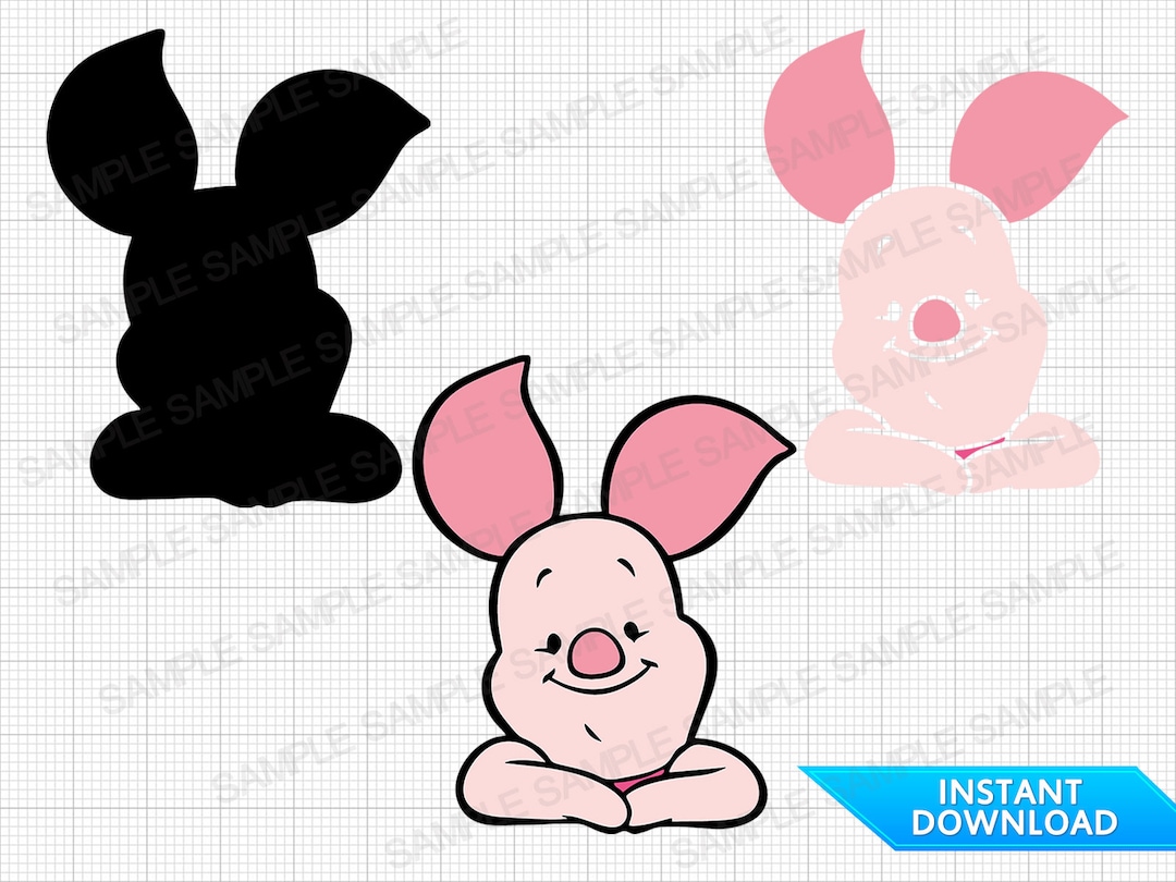 Winnie the Pooh SVG Piglet SVG Winnie the Pooh Cut Files Piglet Cut ...