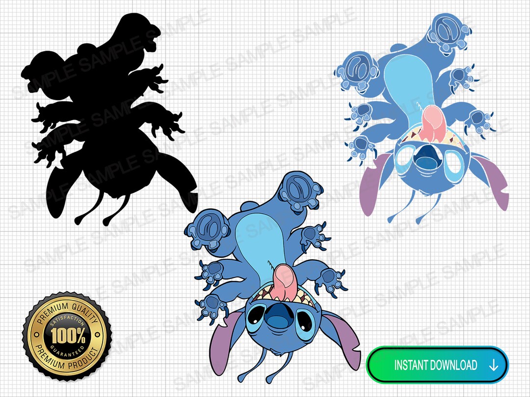 Lilo and Stitch SVG Lilo SVG Stitch Silhouette Lilo Silhouette Stitch ...