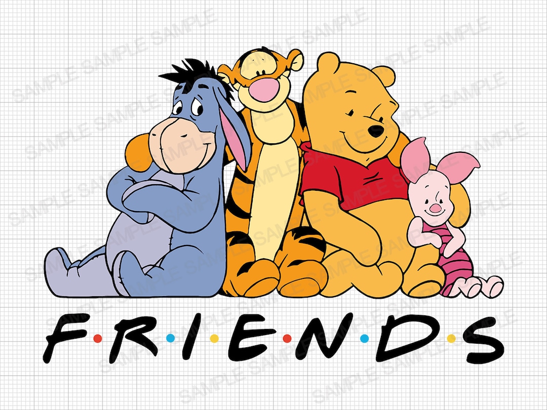 Winnie the Pooh SVG Winnie the Pooh Friends SVG Winnie the Pooh Cricut ...