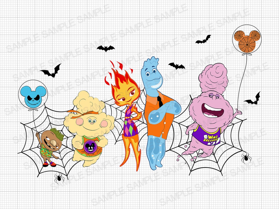 Elemental SVG Elemental Halloween SVG Elemental Friends SVG Elemental ...