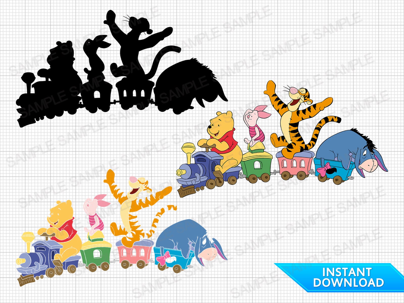 Winnie the Pooh SVG Piglet SVG Tigger SVG Eeyore Svg Winnie the Pooh ...