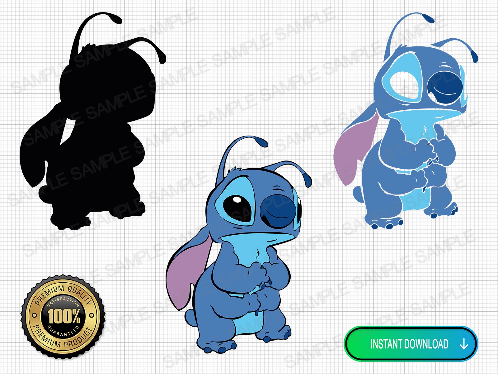 Lilo and Stitch SVG Lilo SVG Stitch Silhouette Lilo Silhouette - Etsy