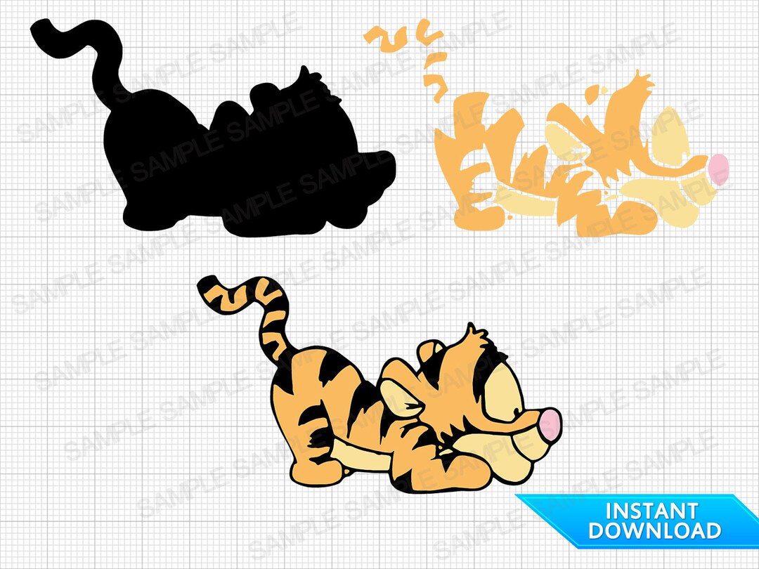 Baby Winnie the Pooh SVG Baby Tigger SVG Baby Winnie the Pooh - Etsy