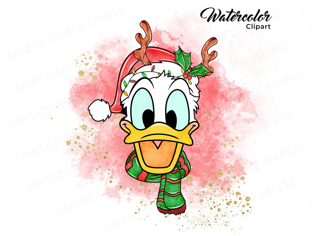 Donald Duck Watercolor PNG Mickey Mouse Watercolor PNG Donald Duck ...