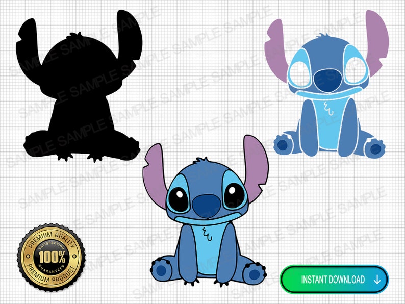 Lilo and Stitch SVG Lilo SVG Stitch Silhouette Lilo Silhouette Stitch ...