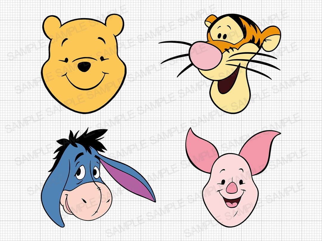 Winnie the Pooh SVG Winnie the Pooh Cut Files Winnie the Pooh - Etsy