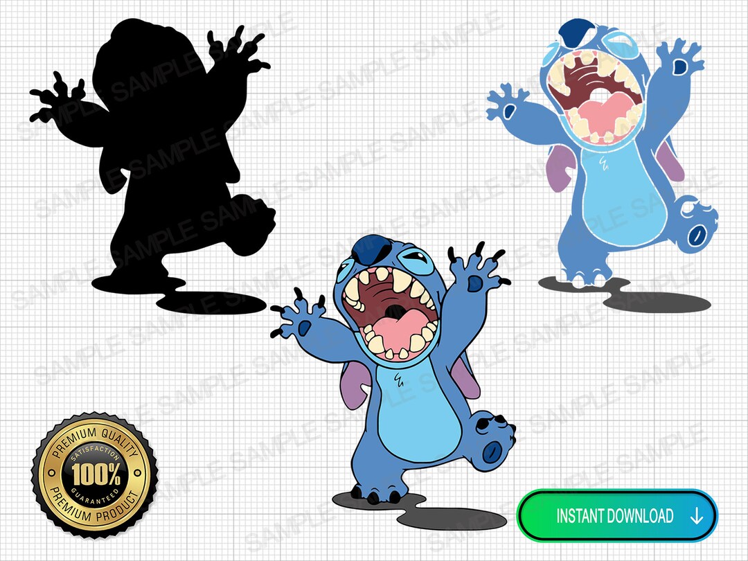 Lilo and Stitch SVG Lilo SVG Stitch Silhouette Lilo Silhouette Stitch ...