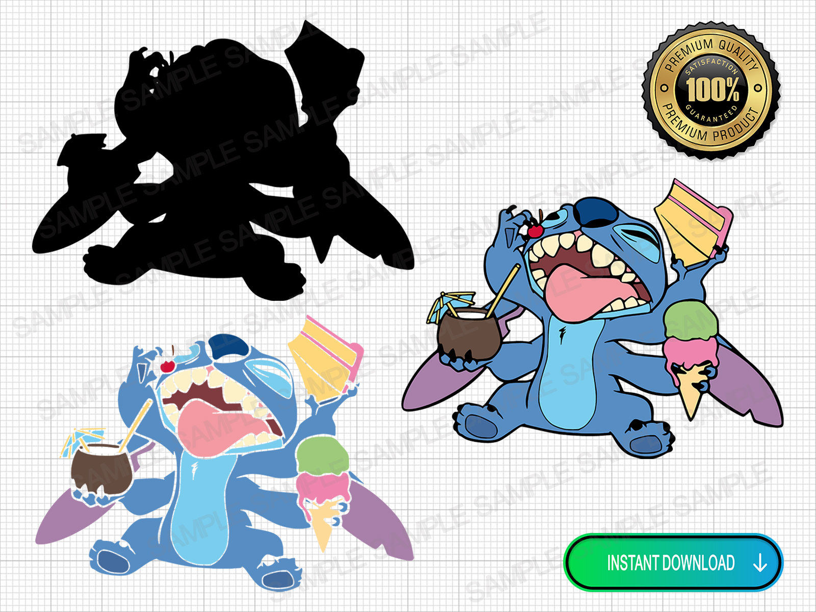 Lilo and Stitch SVG Lilo SVG Stitch Silhouette Lilo Silhouette - Etsy ...