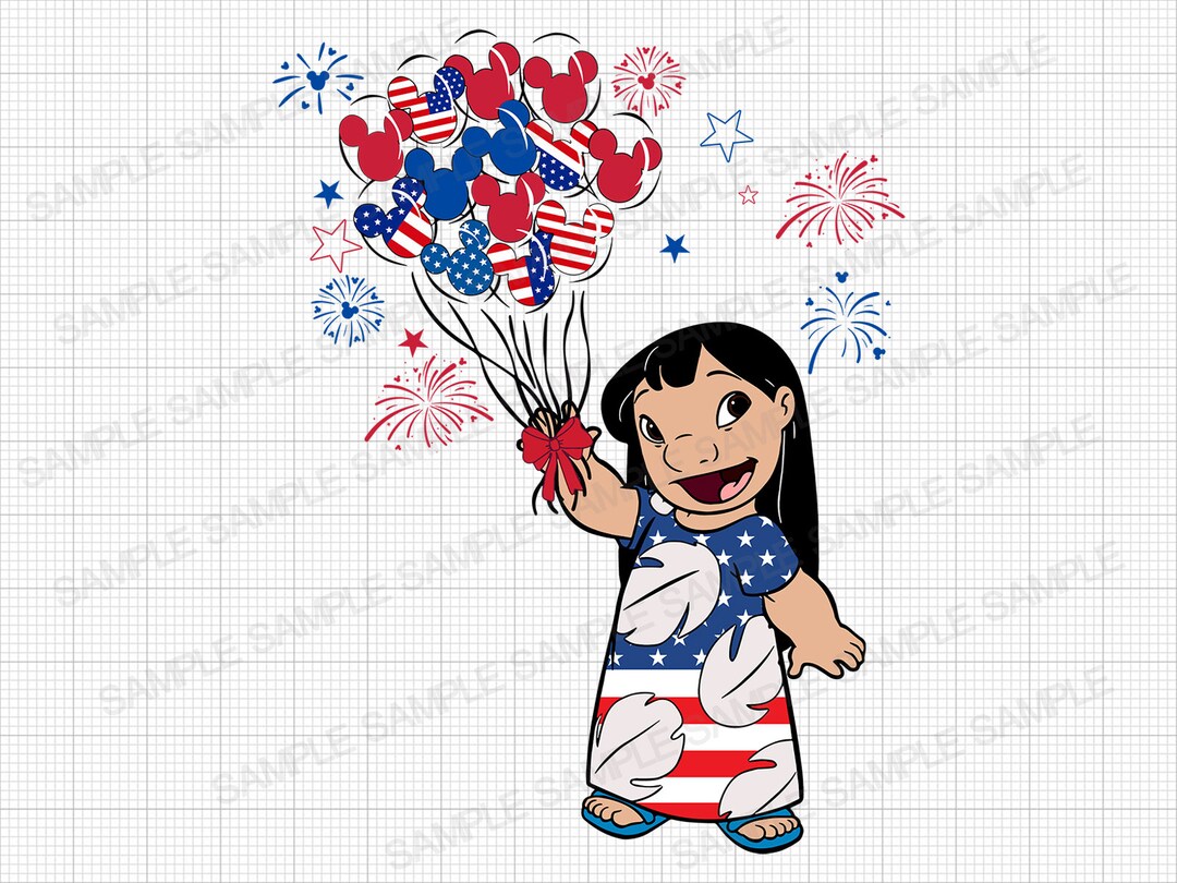 Stitch 4th of July PNG Lilo and Stitch 4th of July PNG Stitch 4th of ...