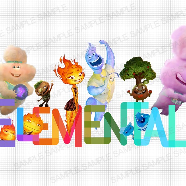 Elemental Birthday Svg - Etsy UK