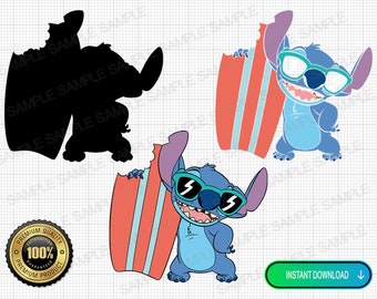 Lilo and Stitch SVG Lilo SVG Stitch Silhouette Lilo Silhouette Stitch ...