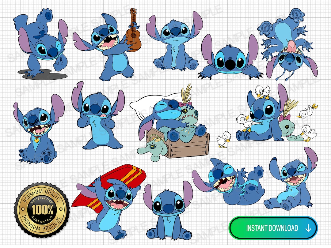 Lilo and Stitch SVG Lilo SVG Stitch Silhouette Lilo Silhouette Stitch ...