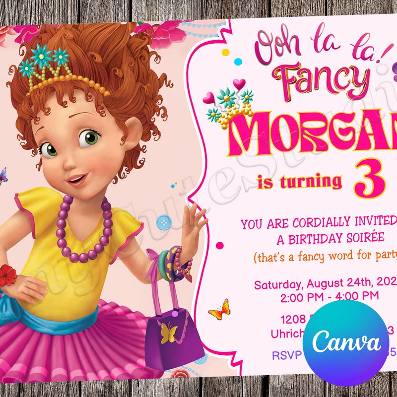 Fancy Nancy Template - Etsy
