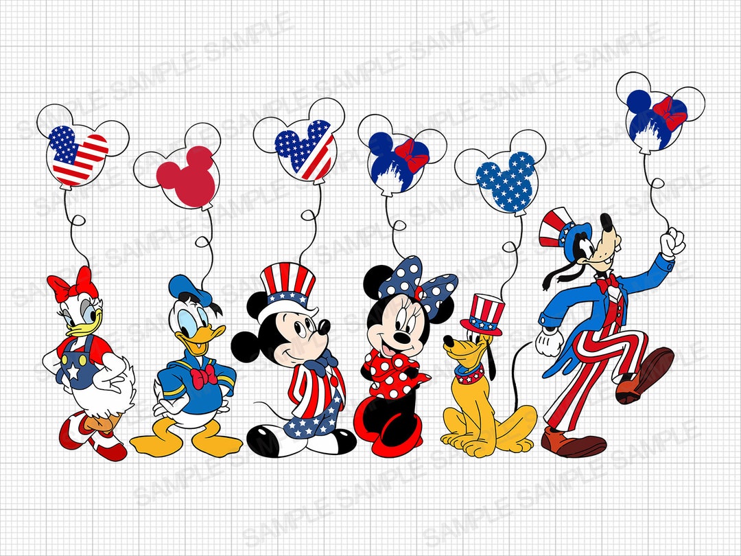 Mickey Mouse 4th of July PNG Mickey Mouse PNG Mickey Mouse 4th of July ...