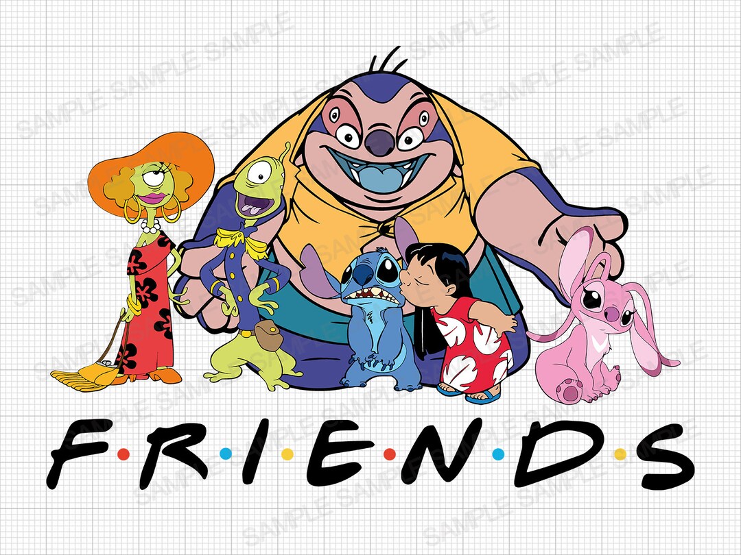 Lilo and Stitch SVG Lilo and Stitch Friends SVG Friends Stitch SVG ...