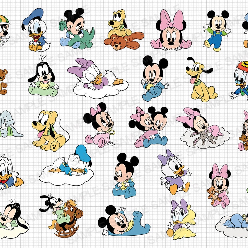 Baby Mickey Mouse Sleep - Etsy