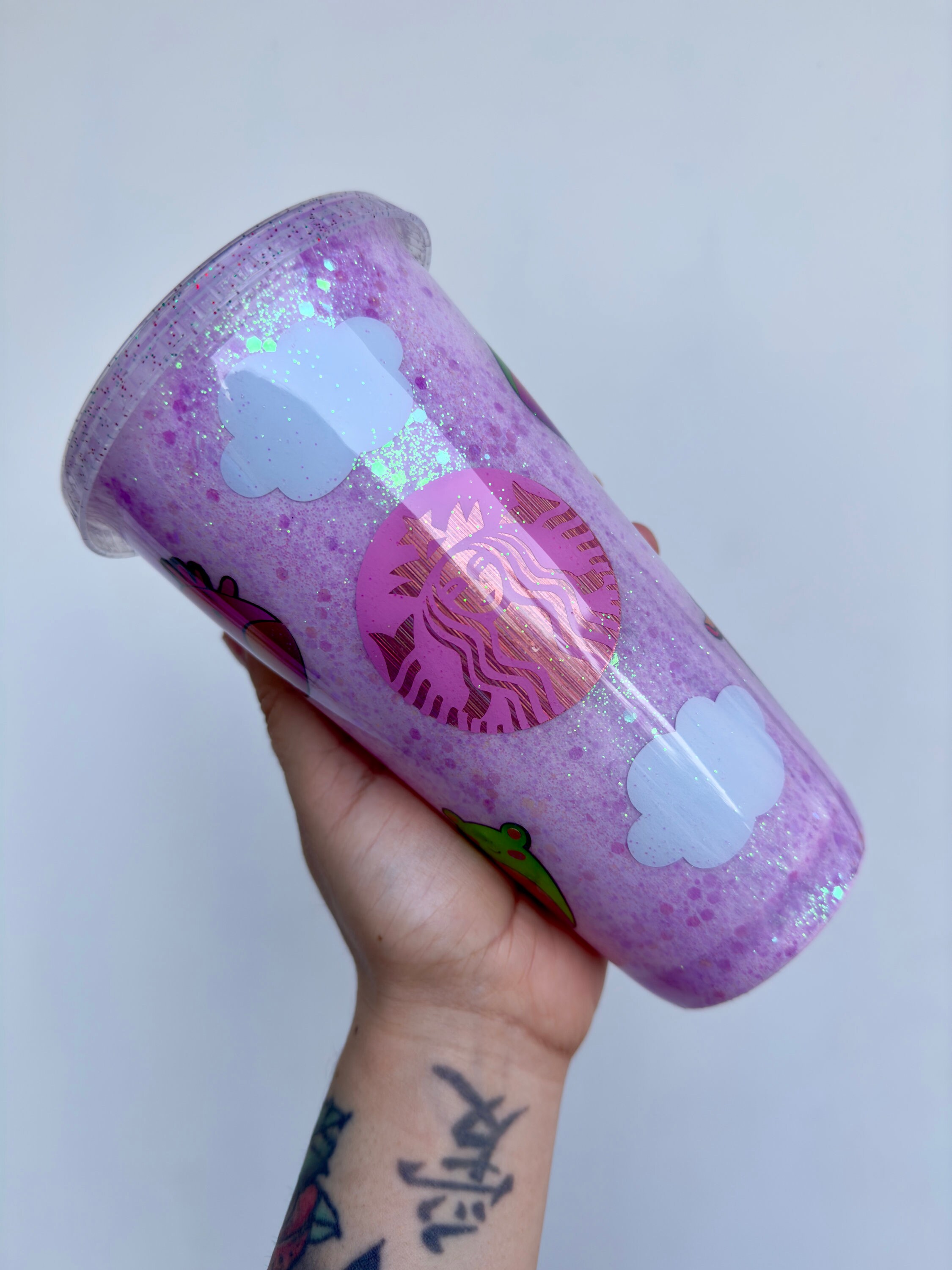 Squish Mellow Starbucks Cold Cup 24oz, Reusable Cup - Etsy