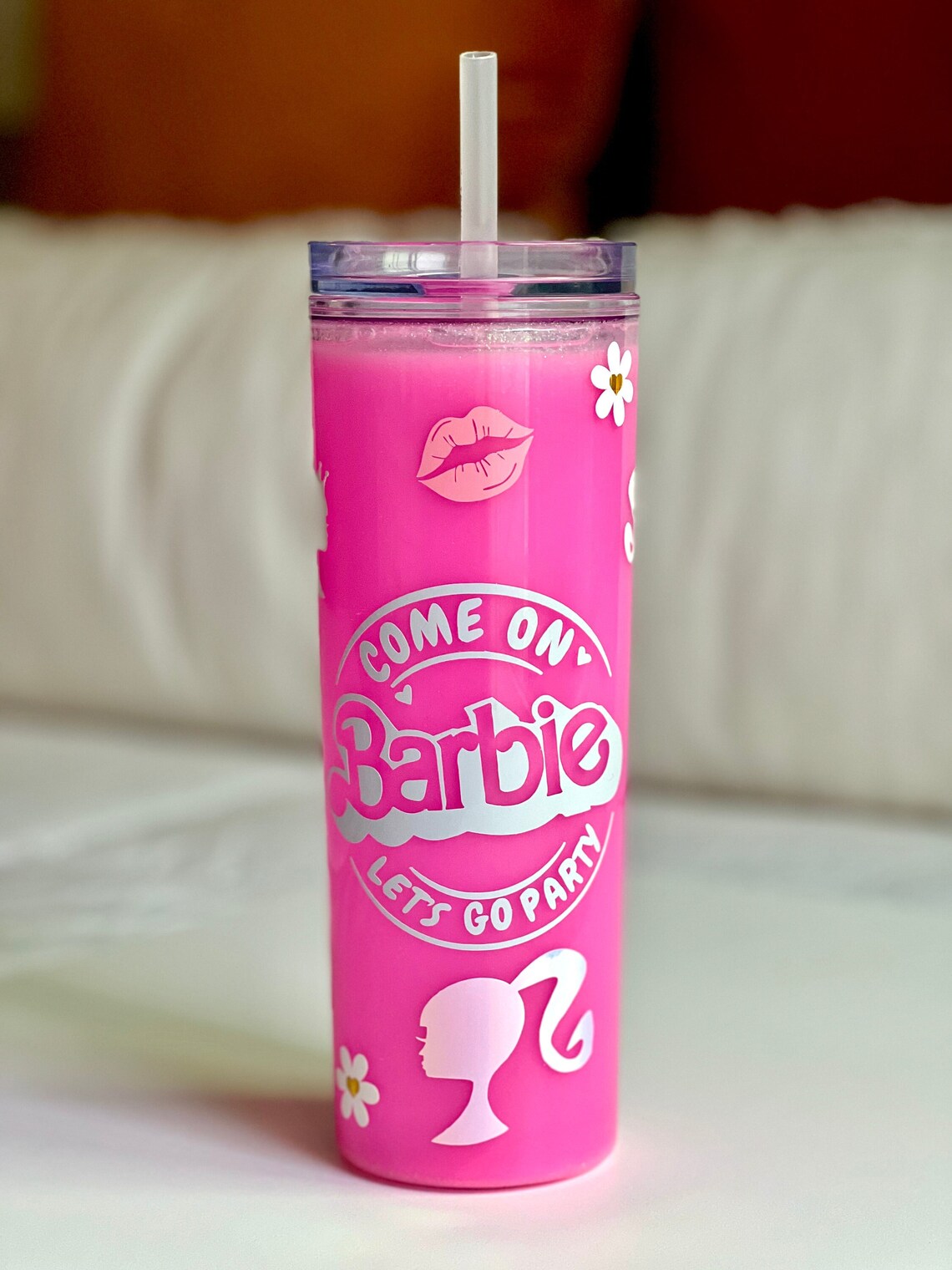 Barbie Tumbler Barbie Pink Tumbler Barbie Doll Tumbler - Etsy