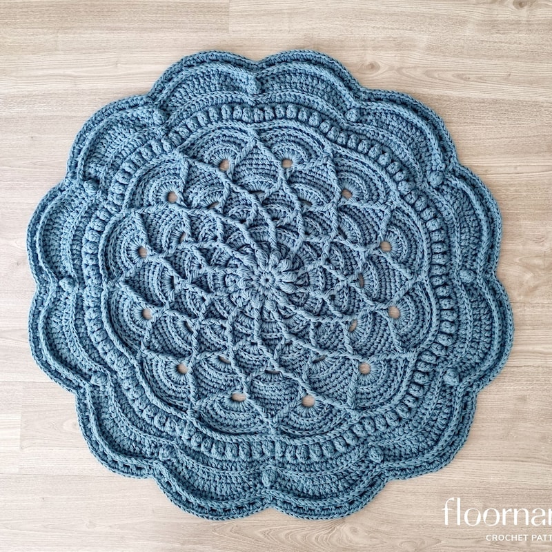 Crochet Doily Rug - Etsy