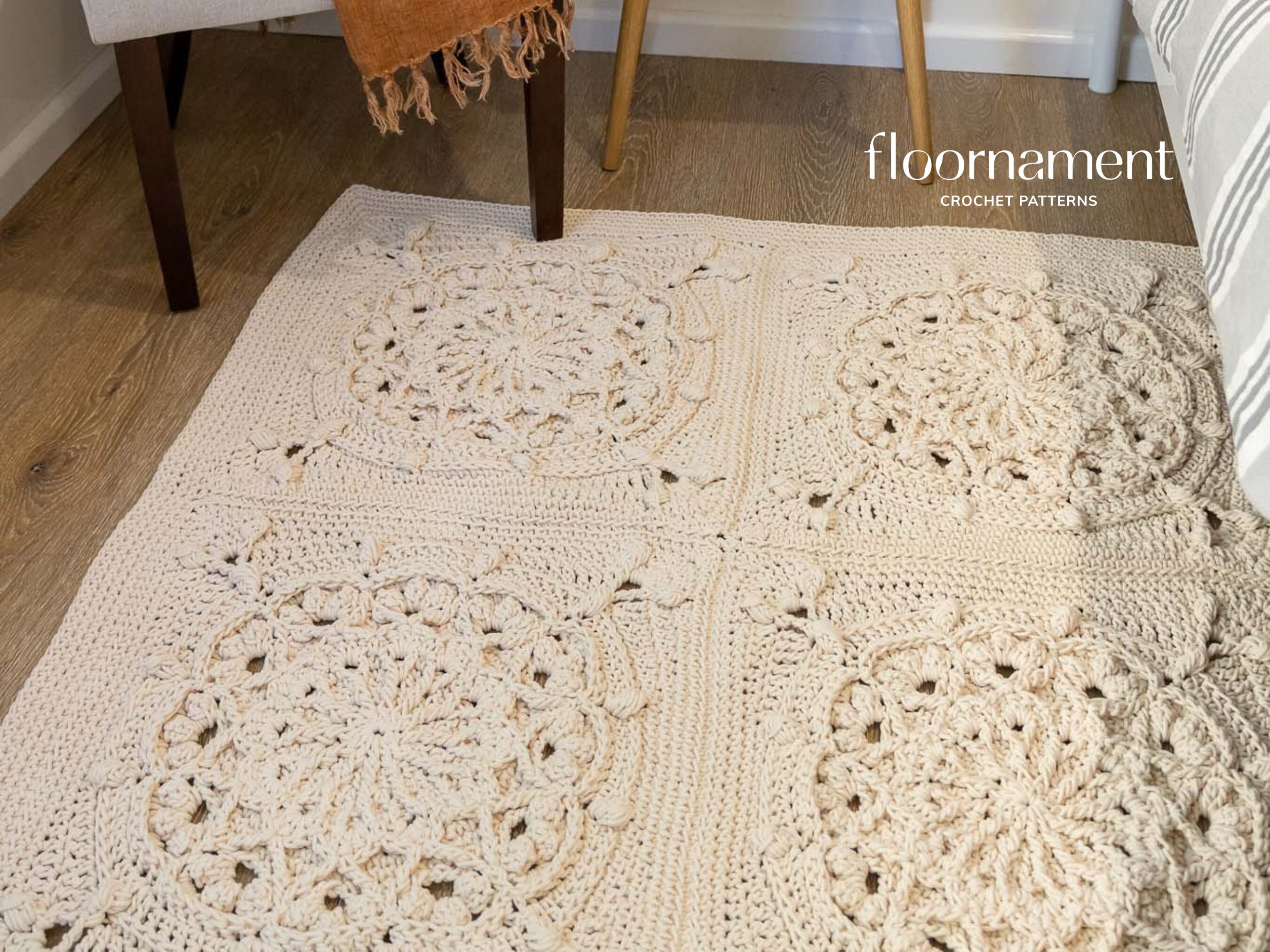CROCHET PATTERN Rug Crochet Floor Rug Pattern Mat Pattern Crochet ...