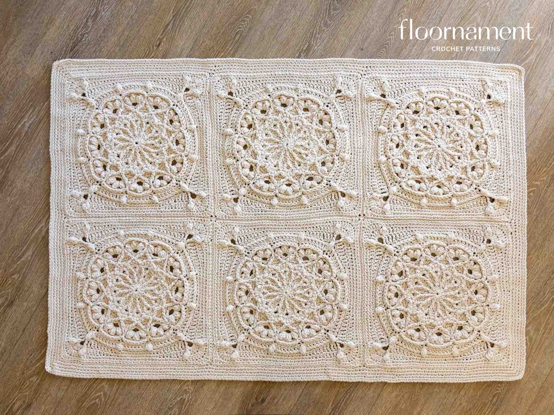 CROCHET PATTERN Rug Crochet Floor Rug Pattern Mat Pattern Crochet ...