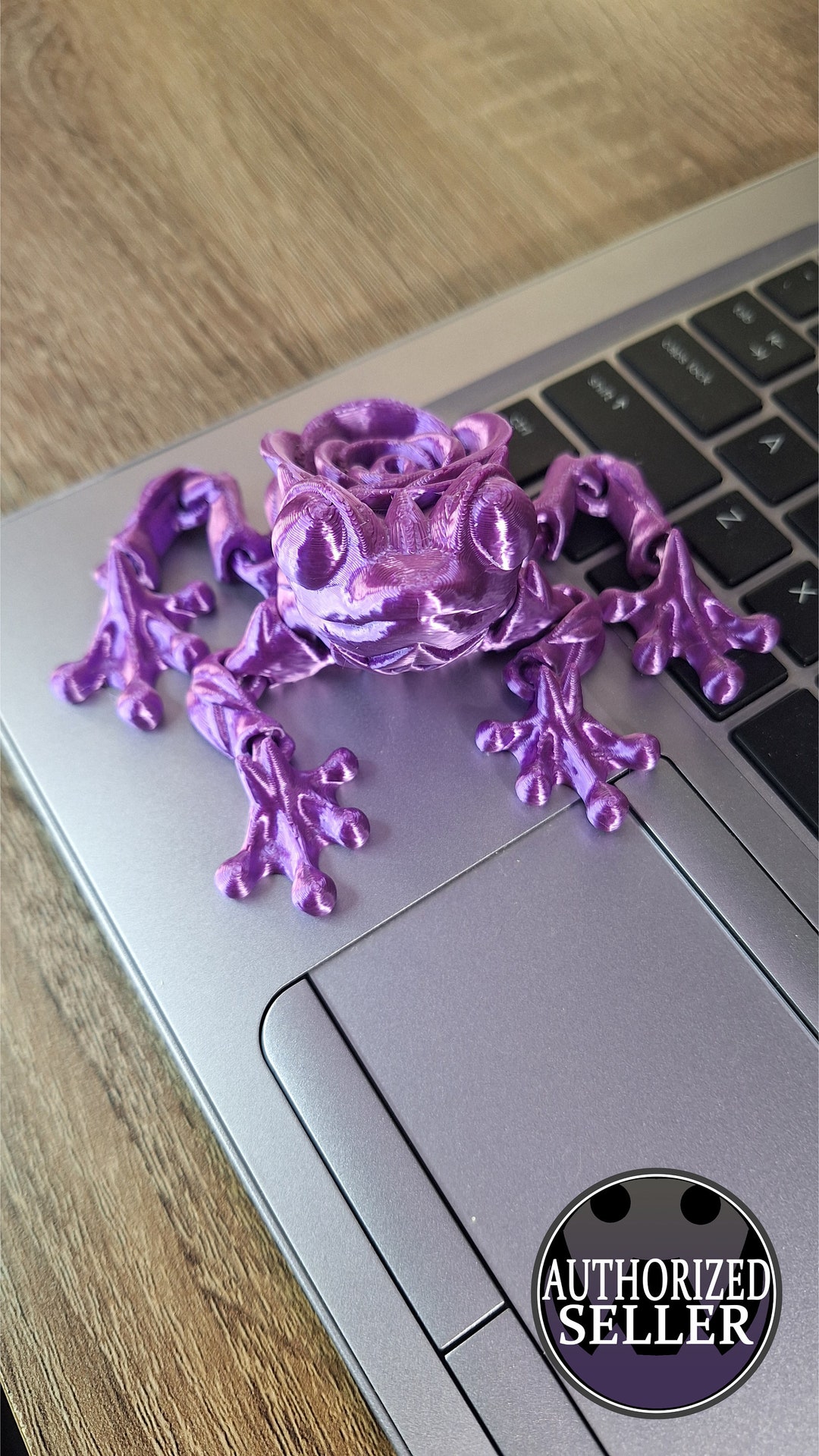 Cinderwing Rose Frog - Articulating 3D Printed Valentine's Gift - Etsy