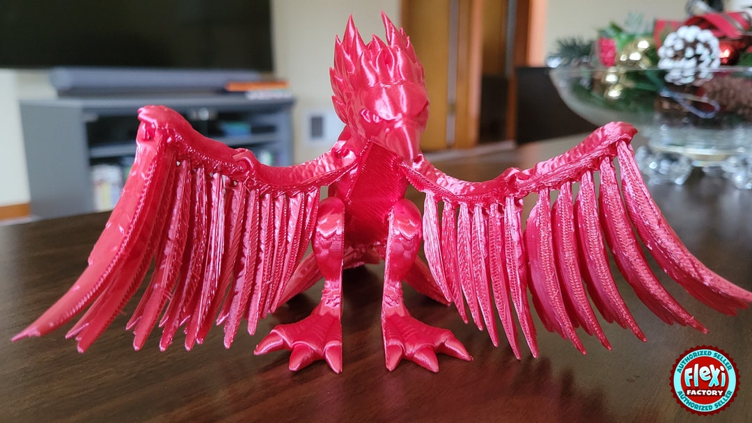 Flexifactory Phoenix 3D Printed Fidget Toy - Etsy