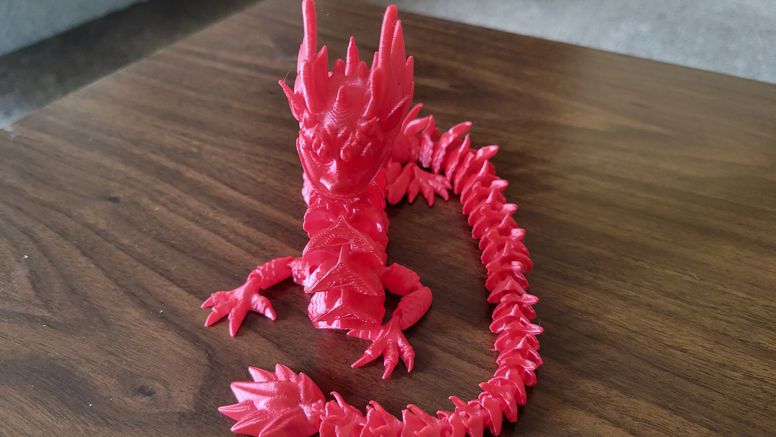 Flexifactory Imperial Dragon 3D Printed Toy - Etsy