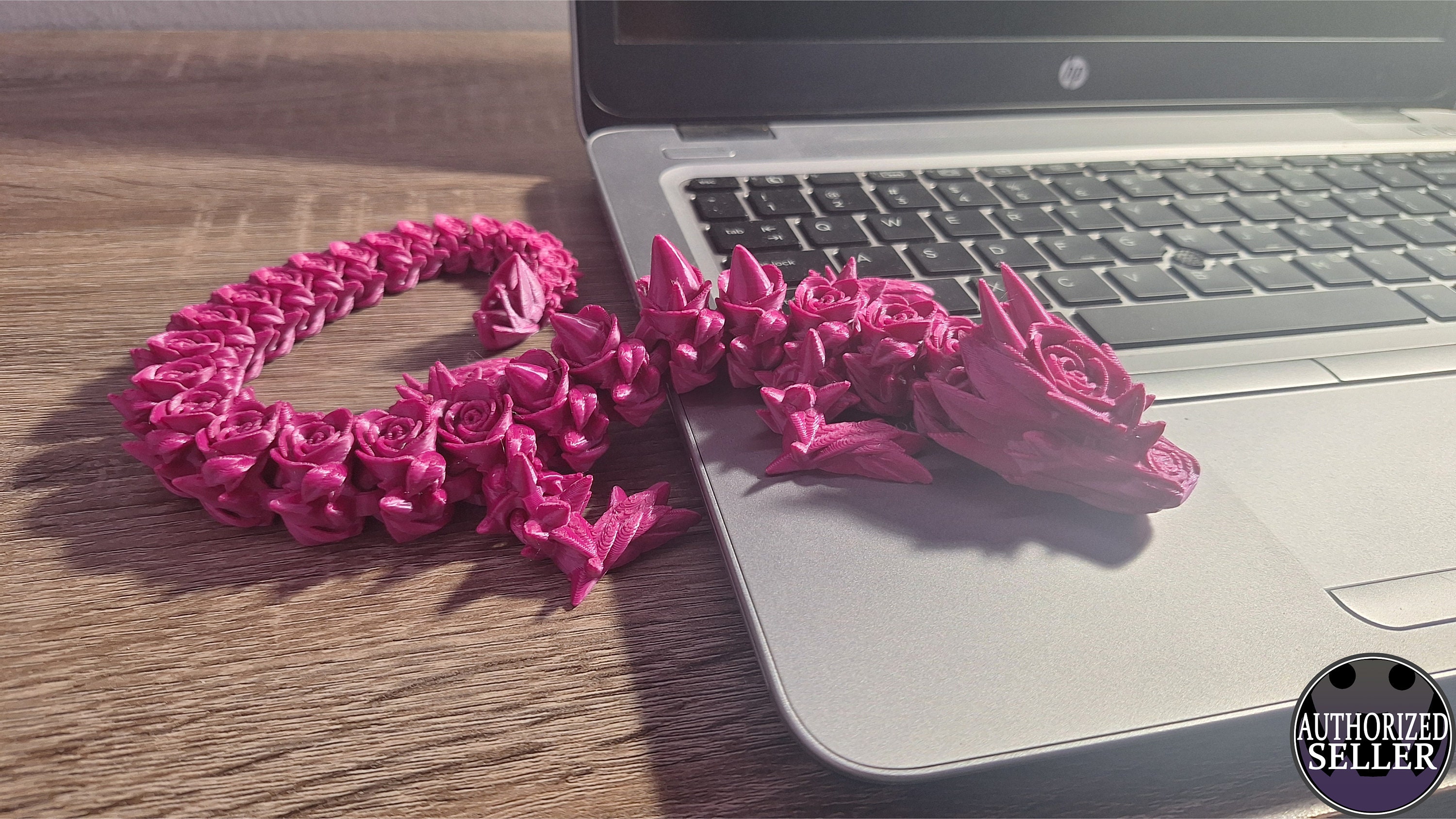 Rose Dragon 3D Printed Articulating Fidget Toy - Etsy