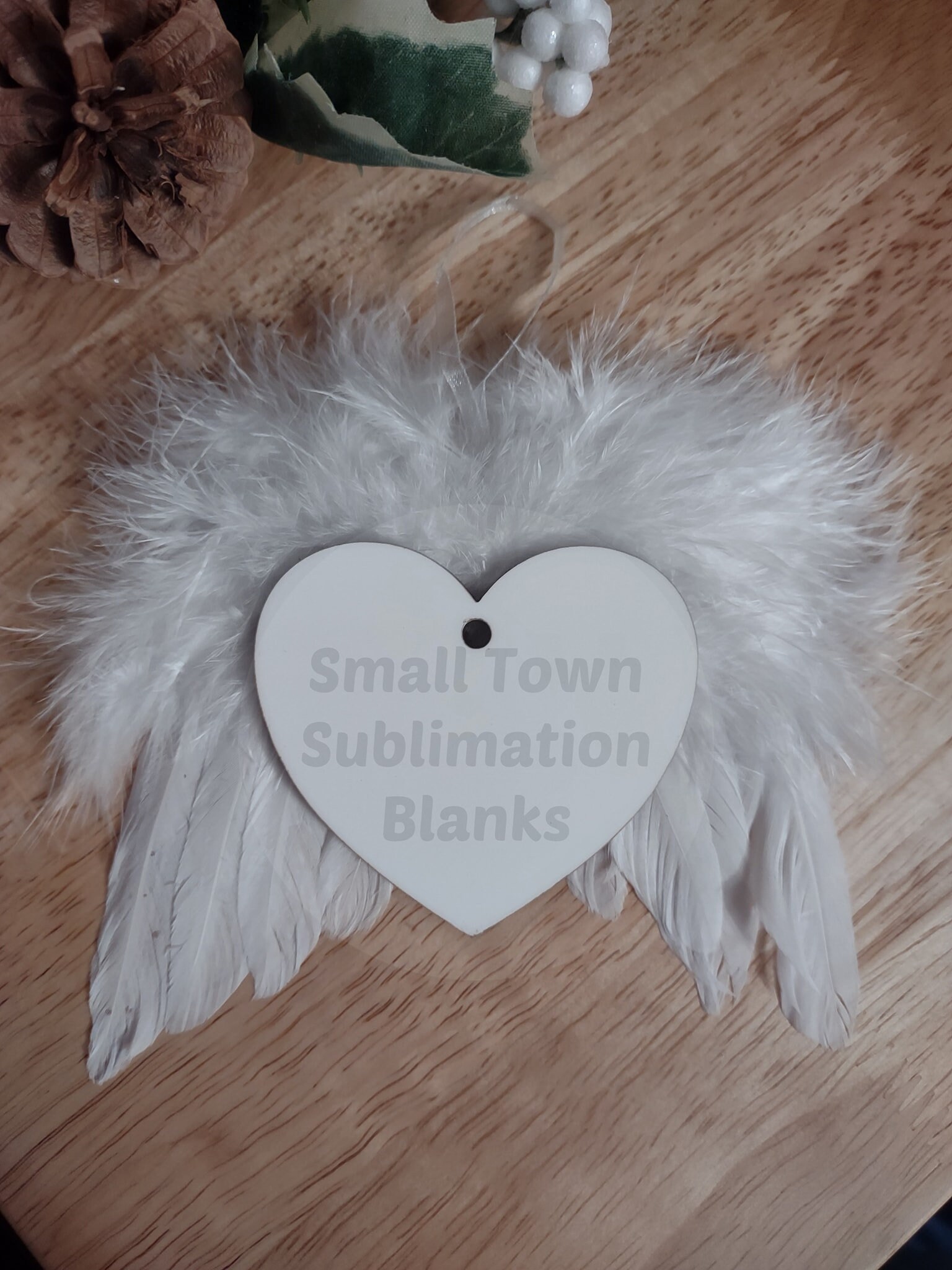 Sublimation Blank Angel Wings, Feathers, Heart, Round, Mdf, Unisub ...