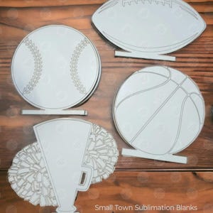 Sports Theme Sublimation Blanks! Football Soccer, Volleyball ...