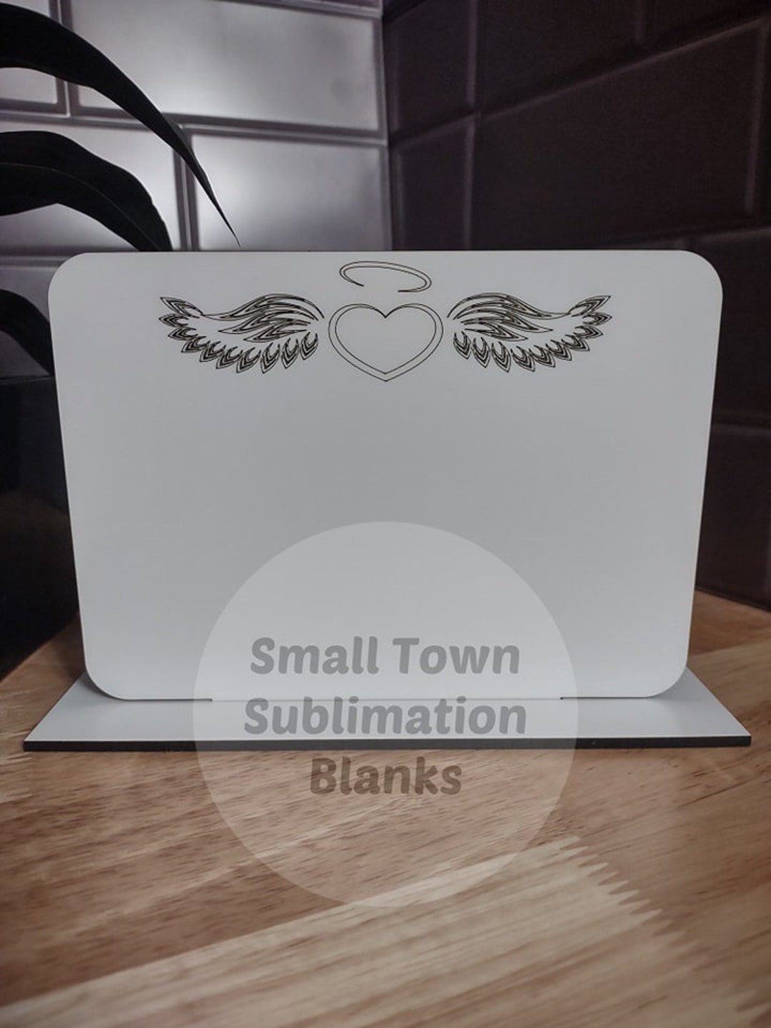 Angel Wing Sublimation Blank Panel, Engraved Angel Wing, Sublimation ...