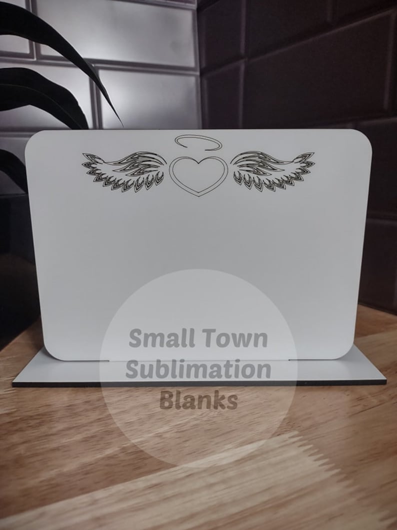 Angel Wing Sublimation Blank Panel, Engraved Angel Wing, Sublimation ...