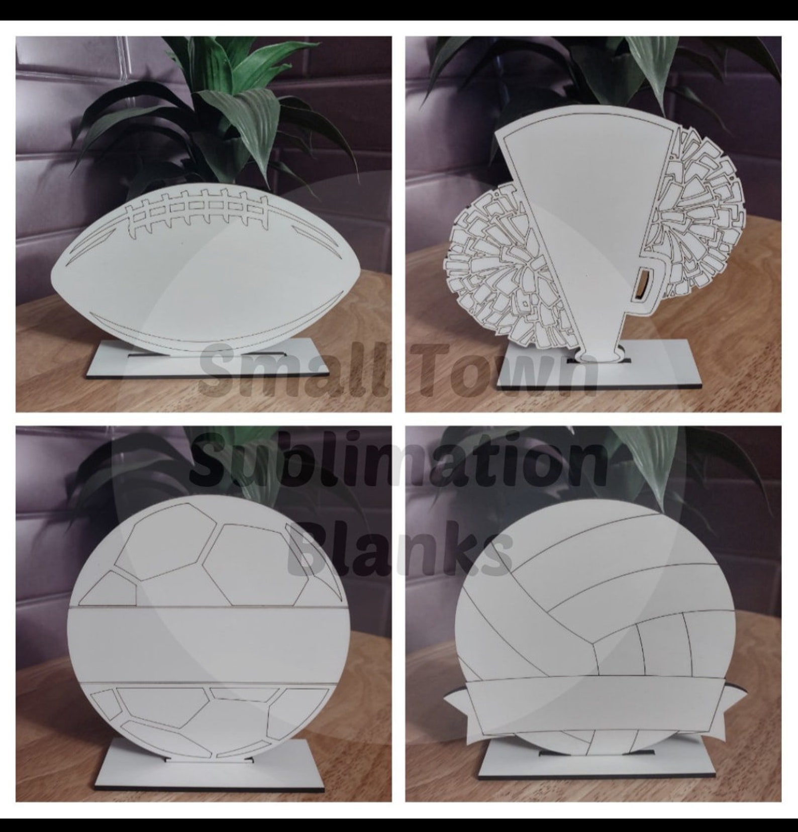 Sports Theme Sublimation Blanks! Football Soccer, Volleyball ...