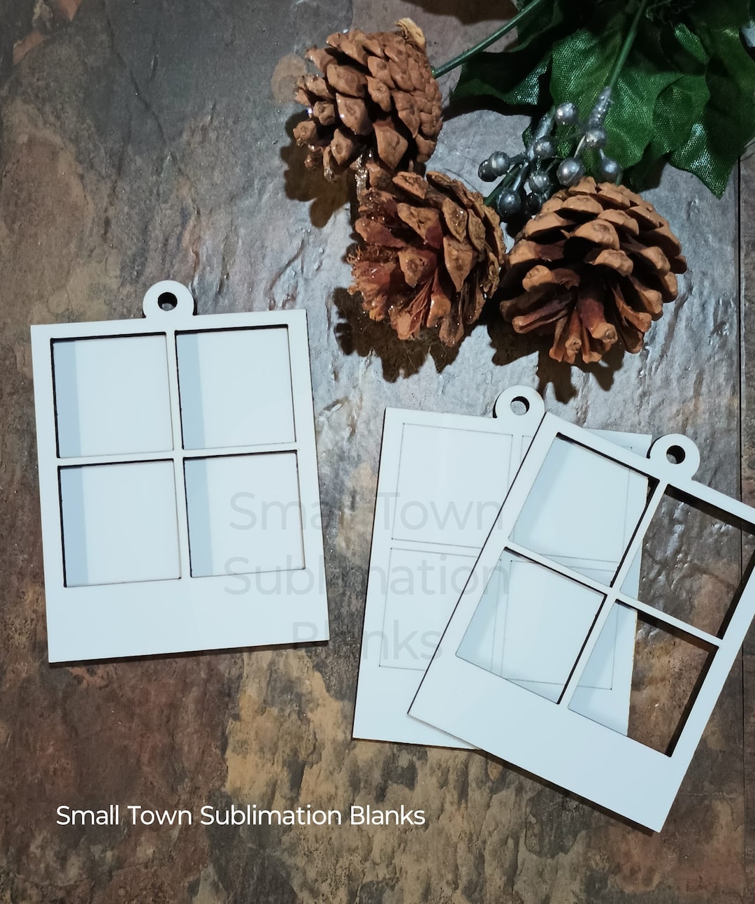 Sublimation Blank Christmas Ornament, 2D Ornament, Blanks, Gifts ...