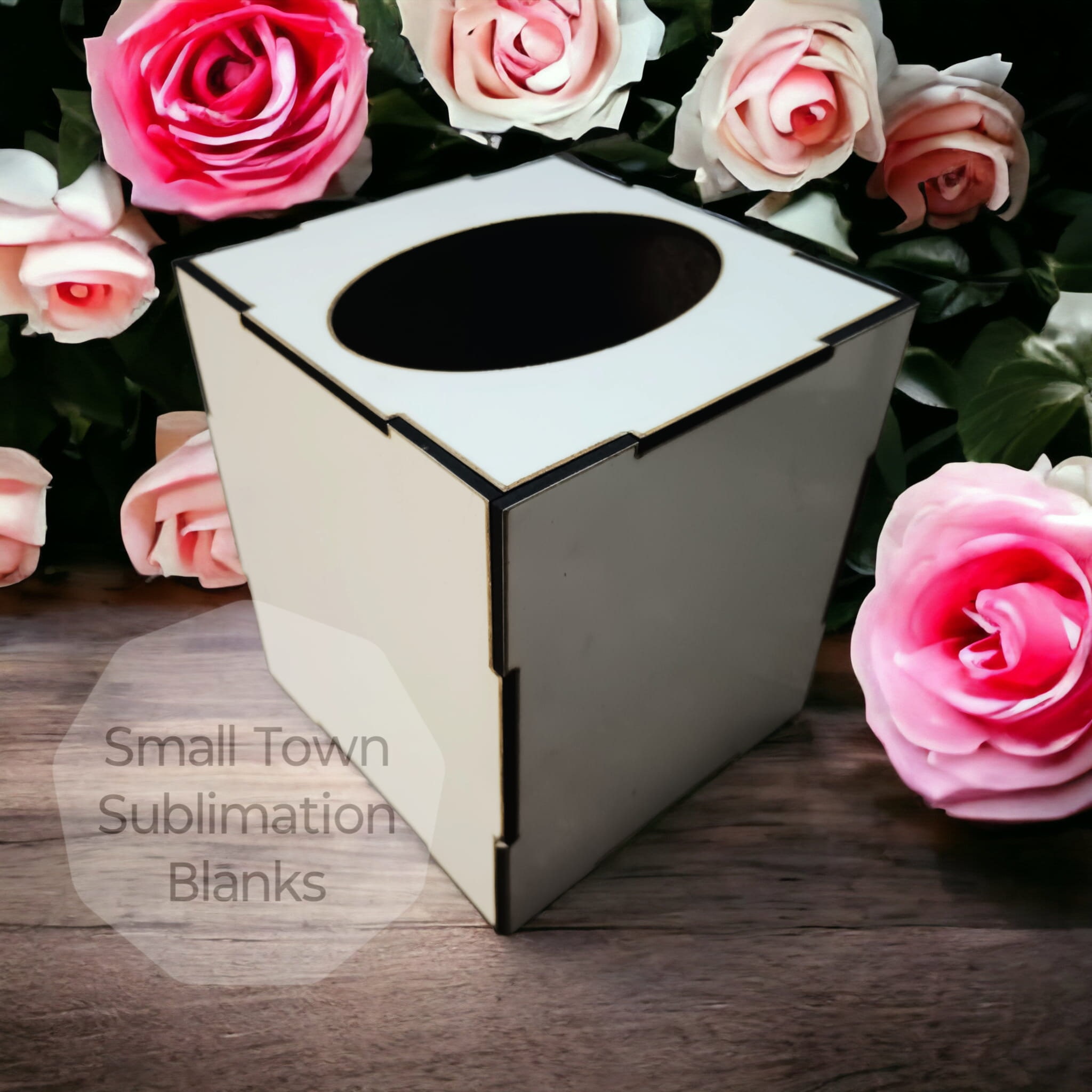 Sublimation Blank Tissue Box, Unisub, Laser Cut, Square Tissue Box, 6 ...