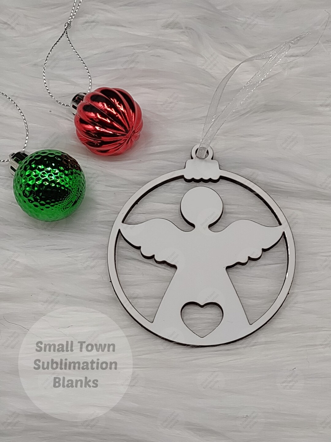 Sublimation Blank, Christmas Ornament, Blanks, Laser Cut, Angel ...