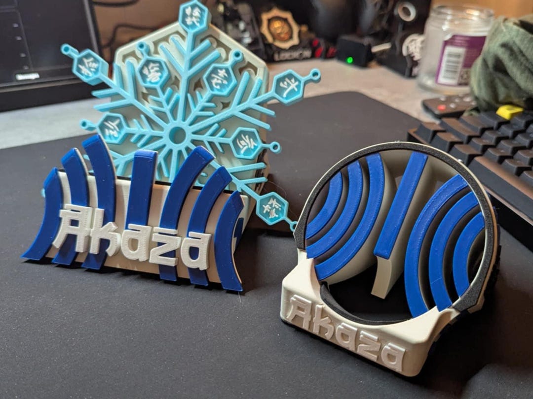 AKAZA Custom 3D Printed Mouse and Keyboard Stand: Display Your Gaming ...