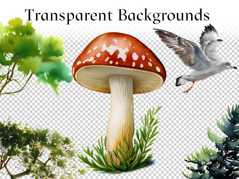 Watercolor Lake House and Cabin Clipart | for Commercial Use ...