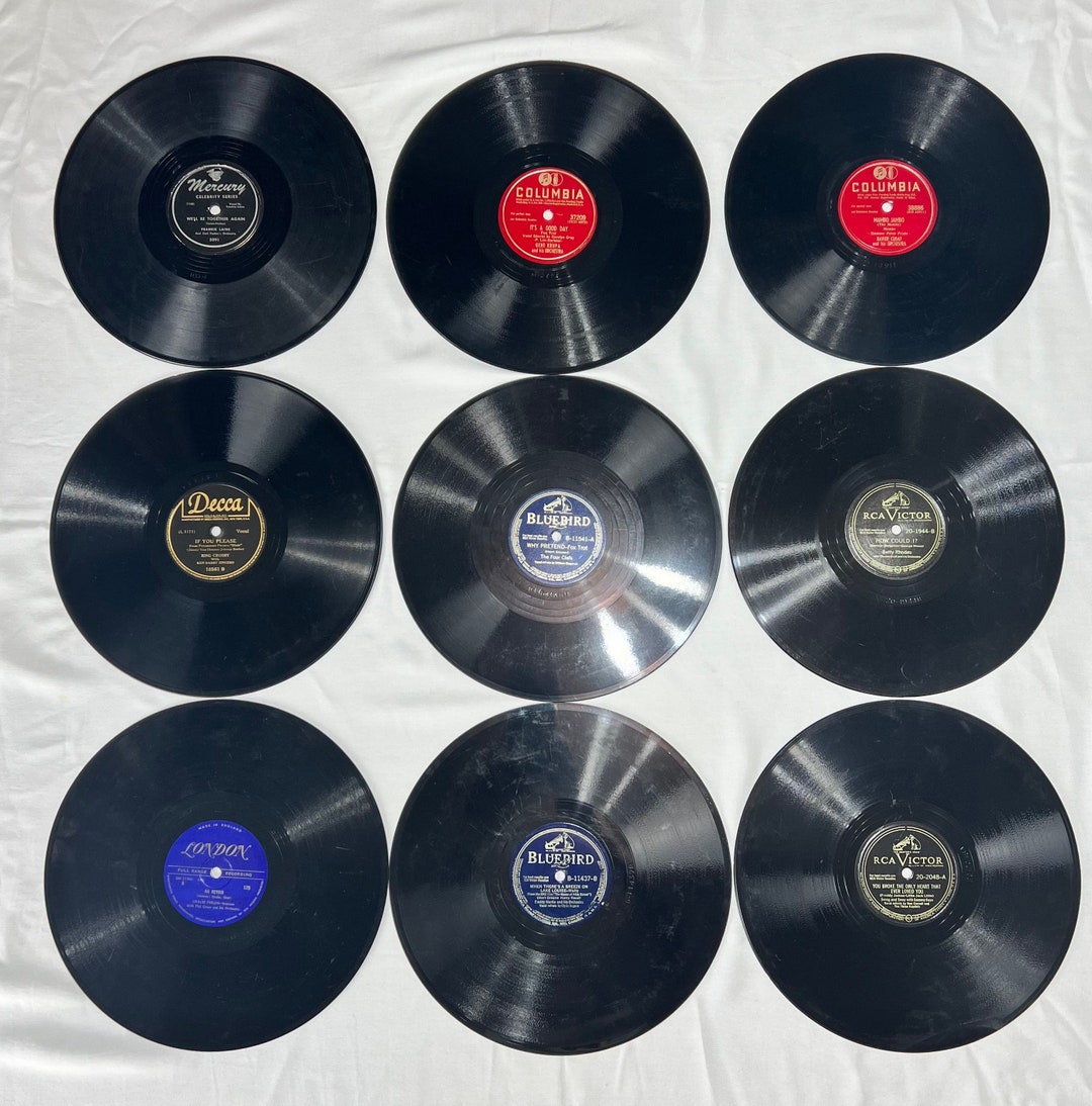 Killer Lot of 9 nine 78RPM Records - Etsy