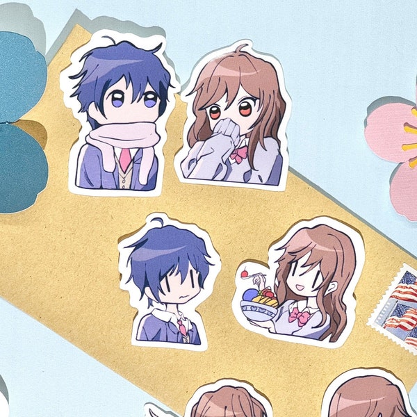 Anime Couple Stickers - Etsy