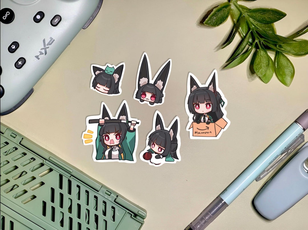 Hoshimi Miyabi - Zenless Zone Zero 5 Meme Sticker Set - Etsy