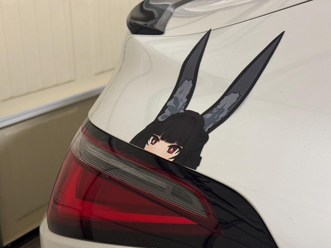 Mega Miyabi Peeker Magnet/sticker - Etsy