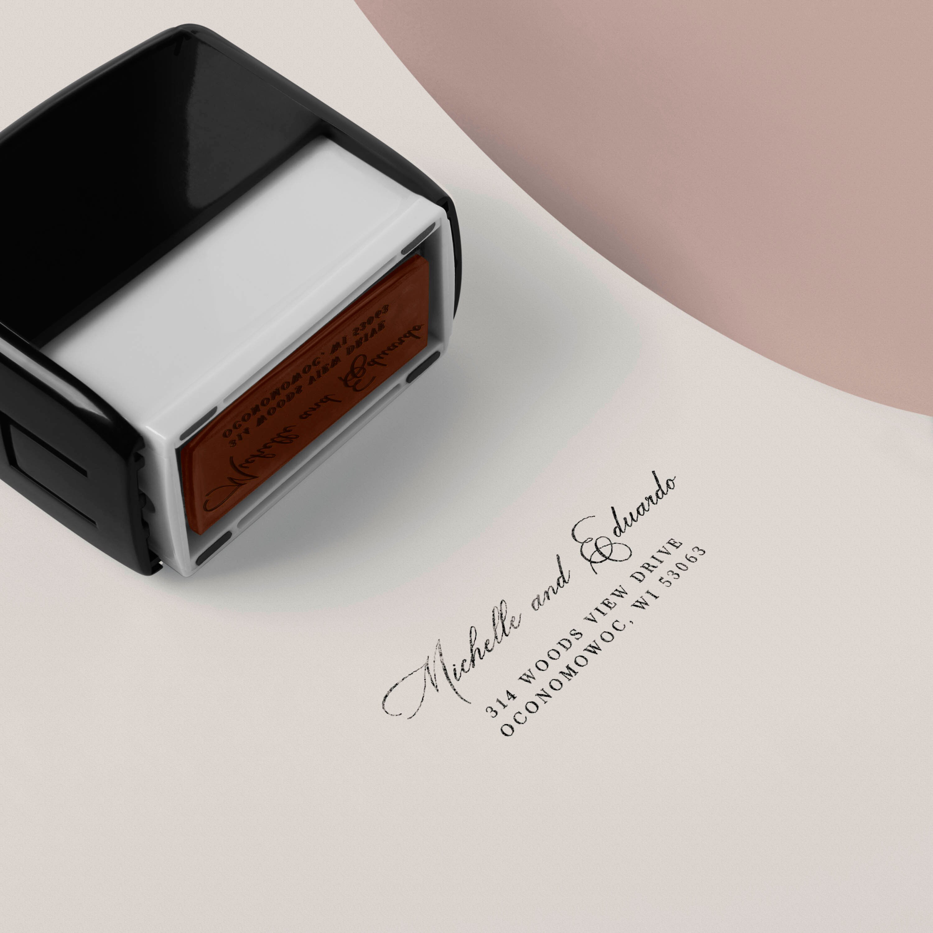 Elegant Return Address Stamp Wedding Stamp Save the Date - Etsy