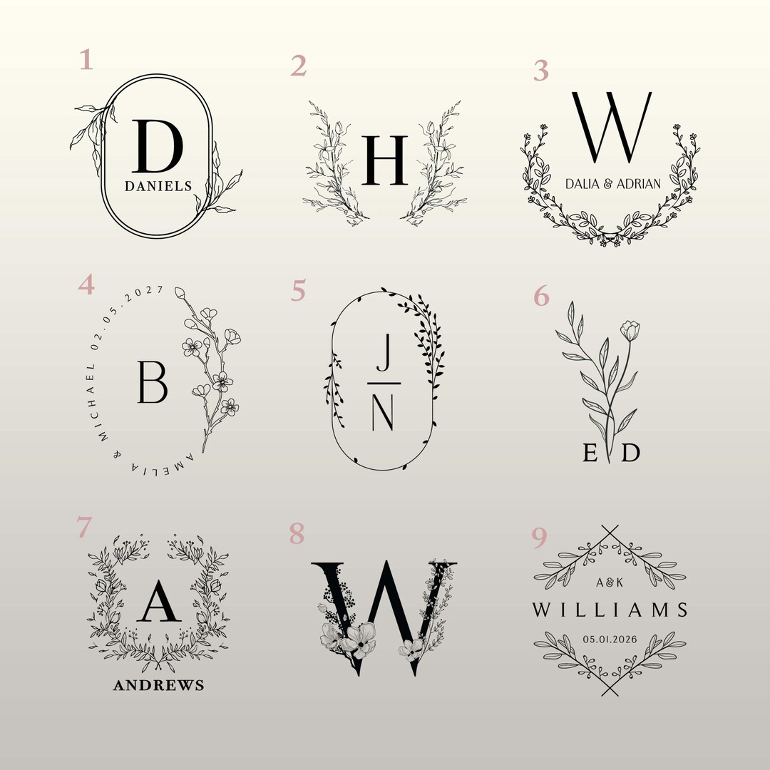 Wedding Logo Envelope Embosser for Wedding Invitations | Custom Last ...