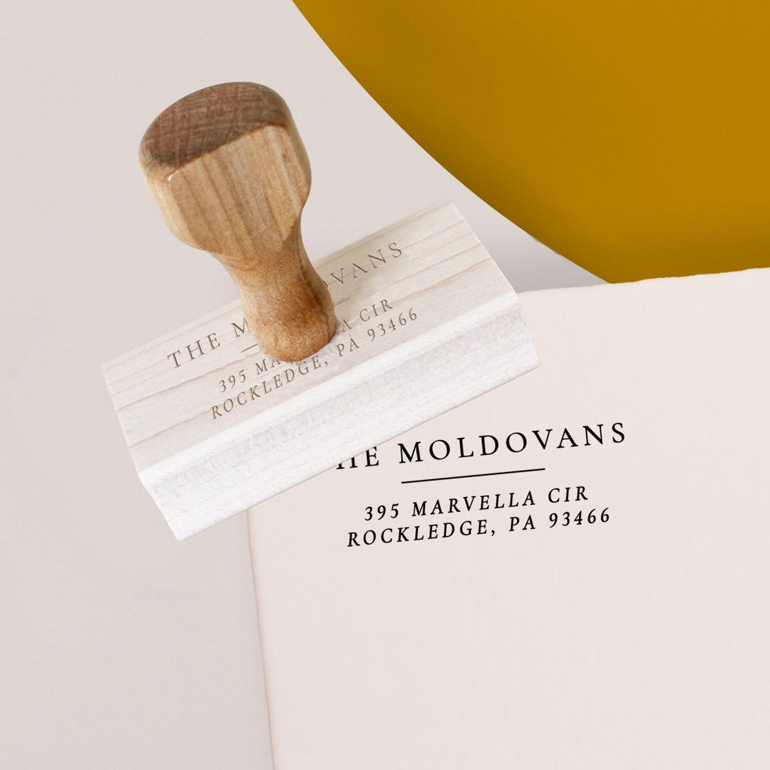 Personalized Address Stamp Return Address Stamp Self Ink Address Home ...