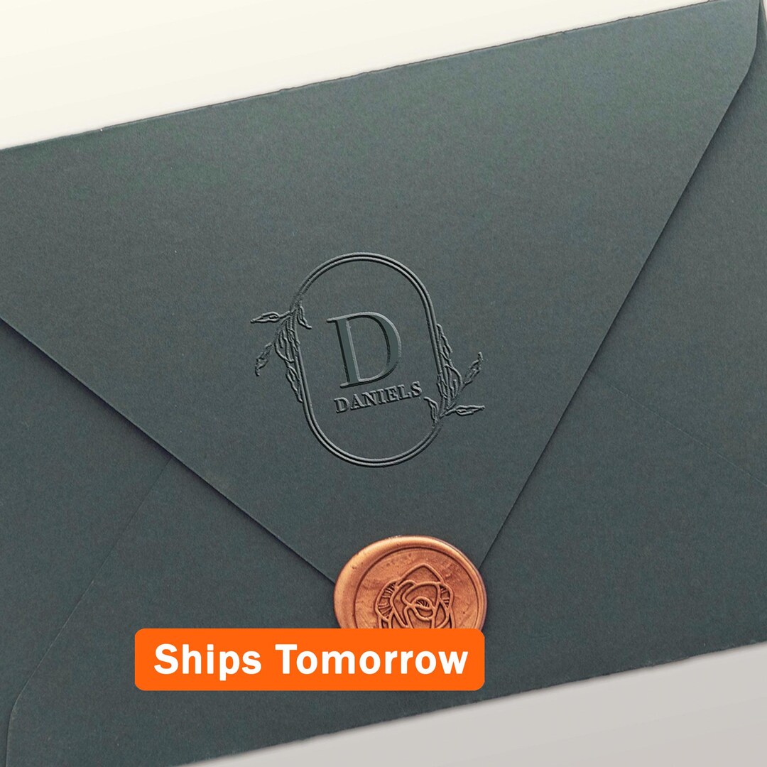 Envelope Embosser for Wedding Invitations | Custom Last Name Embosser ...