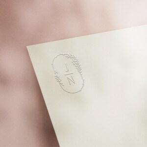 Wedding Logo Envelope Embosser for Wedding Invitations Custom Last Name ...