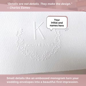 Wedding Logo Envelope Embosser for Wedding Invitations | Custom Last ...